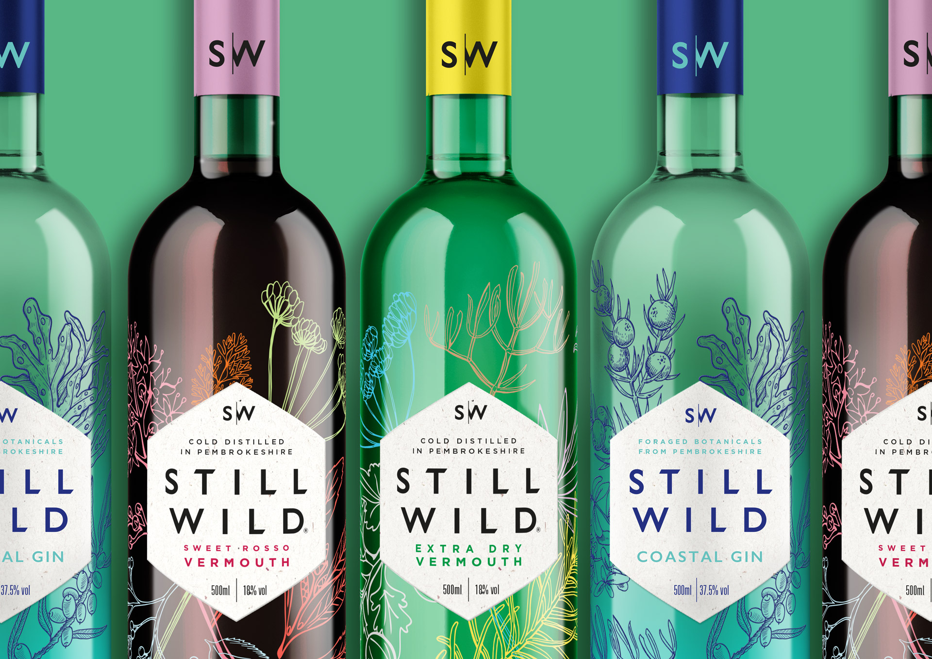 Still Wild Spirits Packaging Design | Drinks Packaging Design